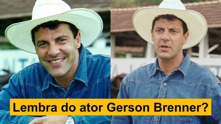 Lembra do ator Gerson Brenner? Veja como ele está 20 anos após a tragédia
